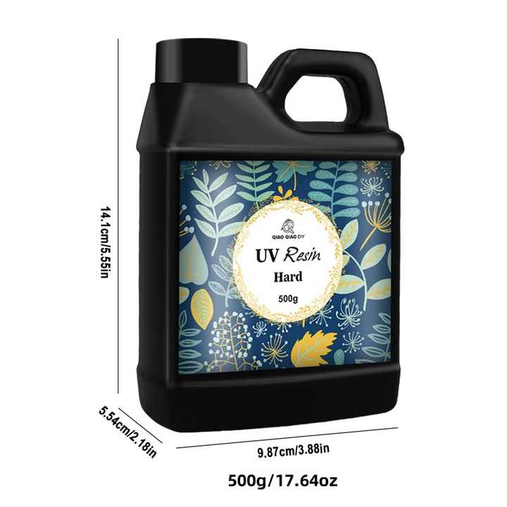 TIMESRUI Hard UV Resin Crystal Clear Epoxy Resin Fast Curing Ultraviolet Curing UV Glue for DIY ...