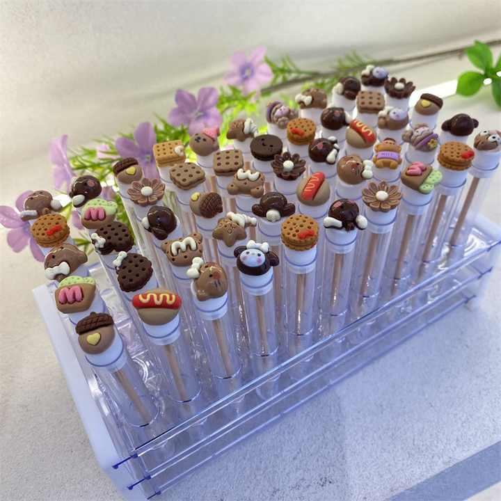 White Brown Cartoon Wholesale Lash Cleanser Brush Mascara Wand ...