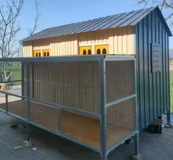 Premium Prefabricated Pigeon Loft Panels Reinforced Metal Frame Modular ...