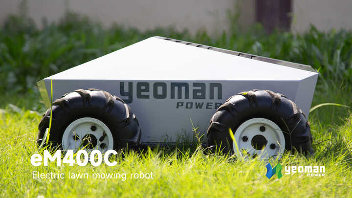 Yeoman EM400C Remote Controlled Lawn Mower - 400mm Cutting Width