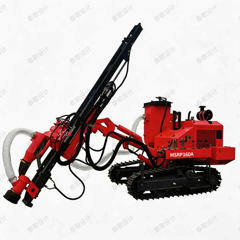 Heavy Duty Solar Pile Driving Equipment Crawler Hydraulic Rig for Solar ...