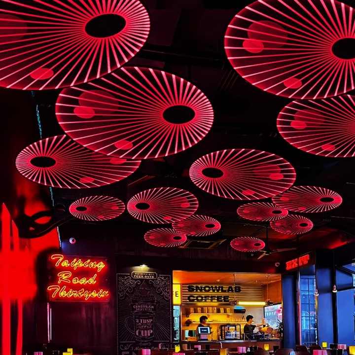 Modern RGB LED Atmosphere Lights for Trendy Music Bars Dining Lounges ...