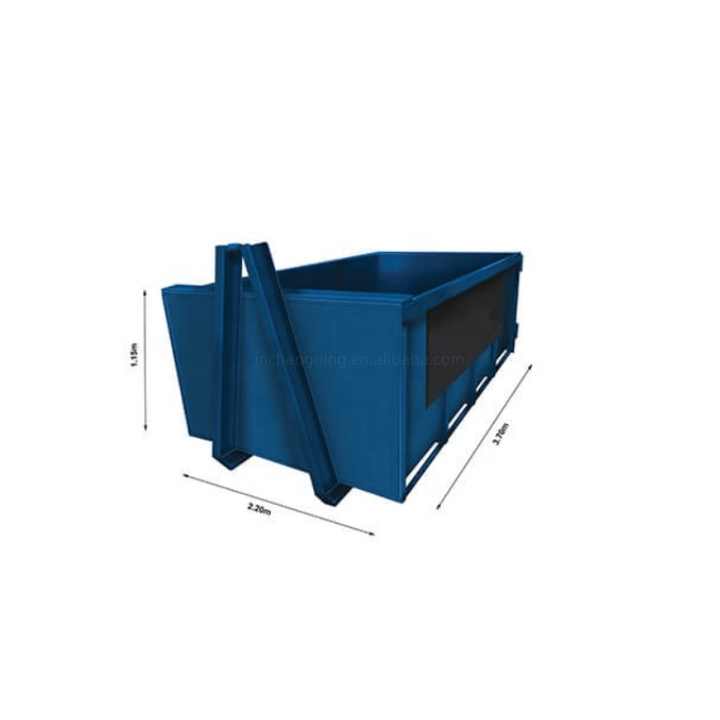 14cbm Waterproof Open Top Hook Lift Container for Scrap Metal ...