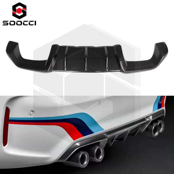 Carbon Fiber MP Style Rear Diffuser for BMW M2 F87 M2Competition Rear ...