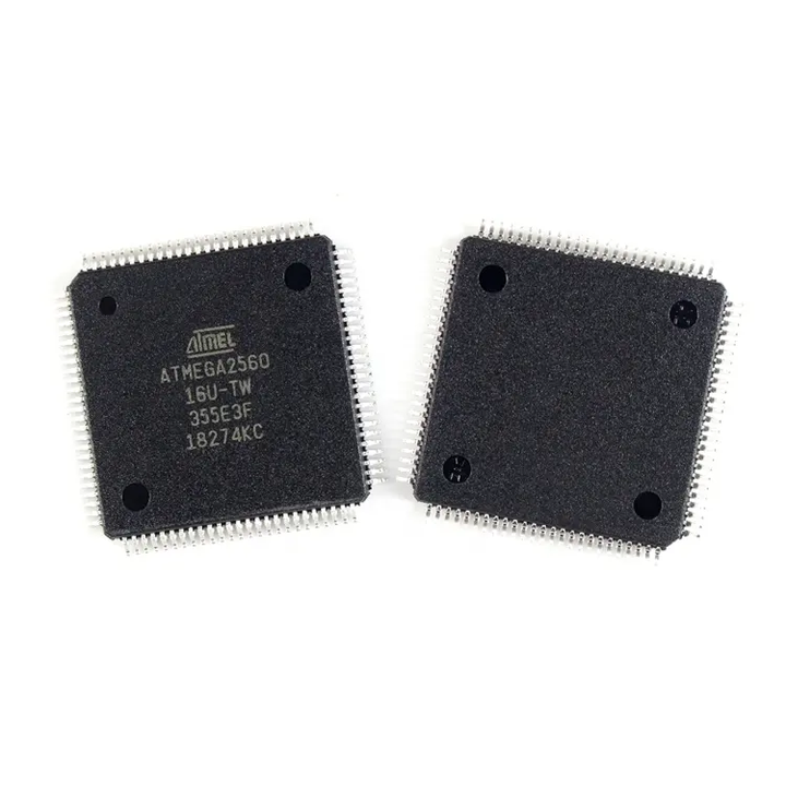 New and Original Microcontroller ATMEGA2560 ATMEGA2560-16AU ATMEGA2560-16 TQFP100 8BIT 256KB ...