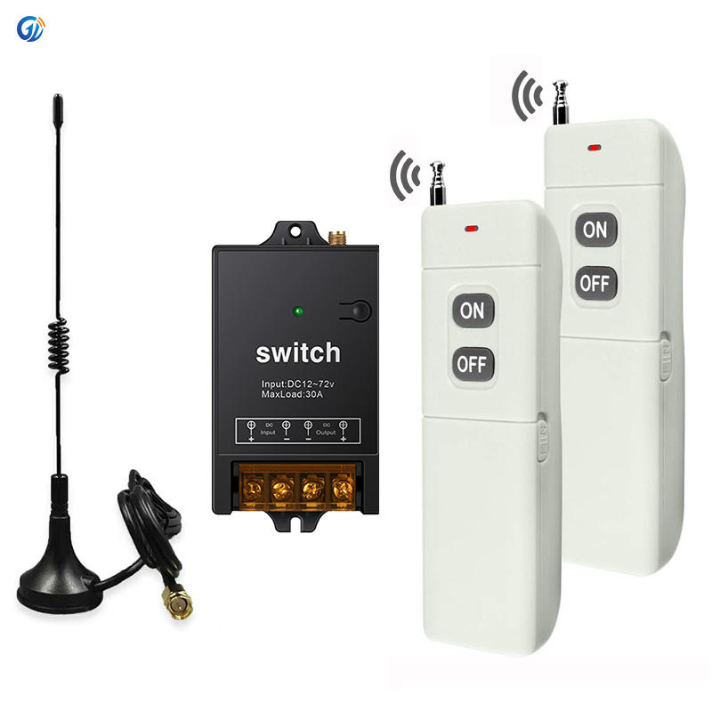 Long Range 3km 5km RF Wireless Switch - DC12V Remote Control