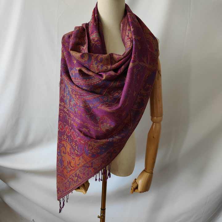 Shop Custom Pashmina Scarfs - Silk, Two Tone, & Fringes