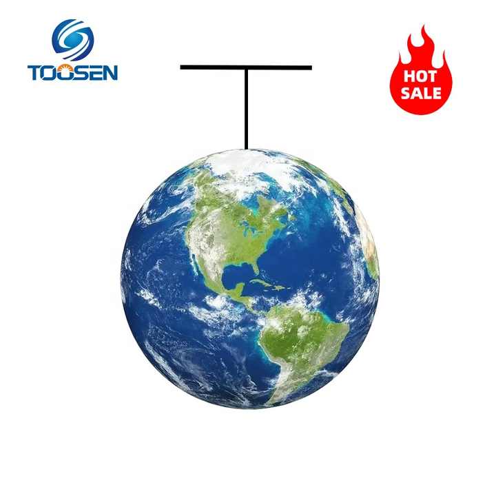 Toosen Factory Custom Spherical Led Screen Ball Led Wall Round Diameter ...