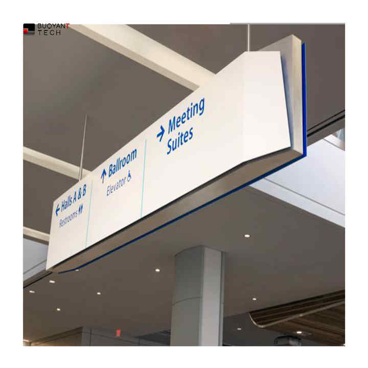 BUOYANT Custom Hanging Signs for Guidance With LED Strips Neon Light ...