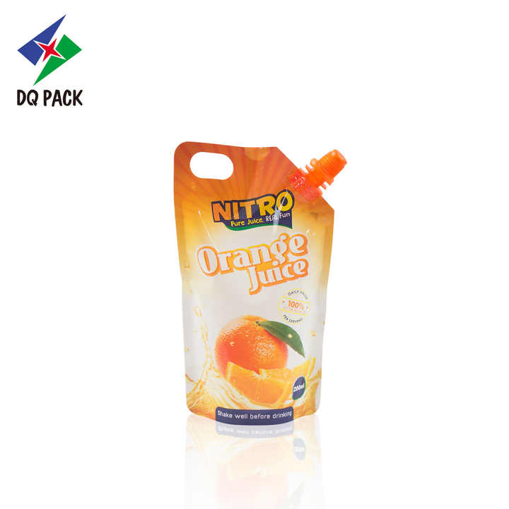Flexible Packaging Doypack Stand up Spout Pouch for Liquid Juice Wine ...