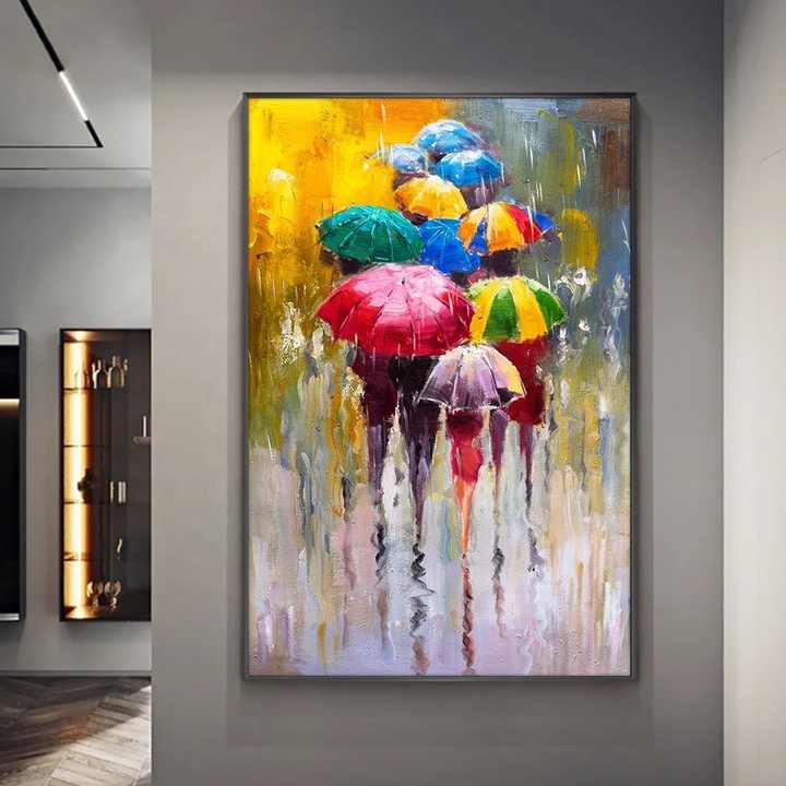 People Painted On Canvas