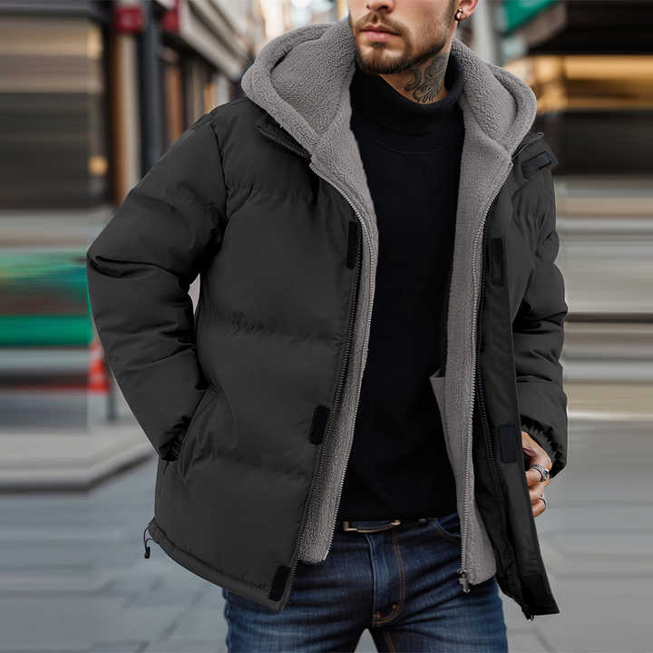 Men's Winter Puffer Jacket, Heavyweight Fleece Parka ODM