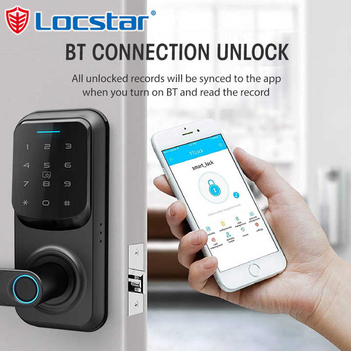 Locstar High Security TTlock App Biometric Cerradura Intelligent ...