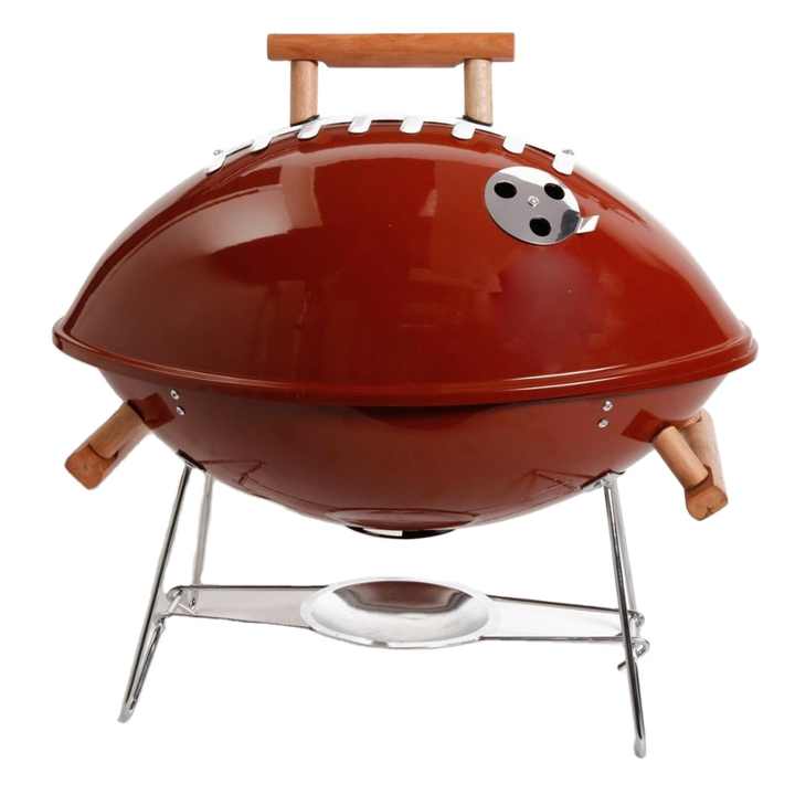 Mini Portable Charcoal Football Barbeque Grill Smoker Charcoal Grills ...
