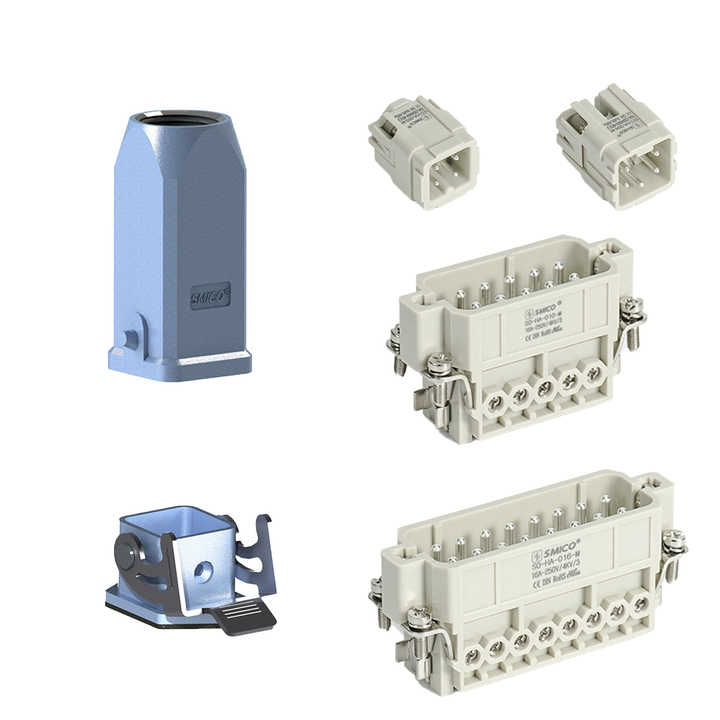 HDC-Kit-Heavy Duty Connector HA Series 3/4/10/16/32-core Rectangular ...