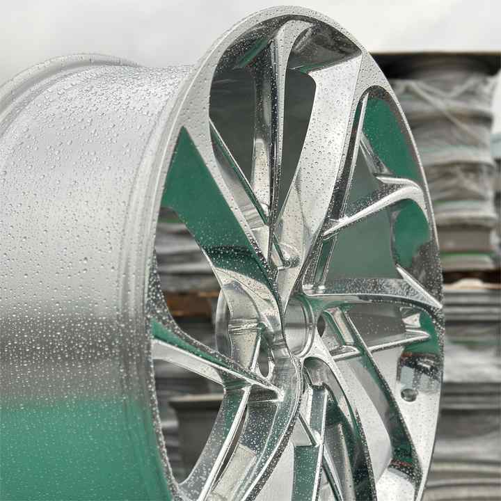 One-Piece Silver Polished Forged Wheel Custom Wheel Rim 16-30 Inches ...