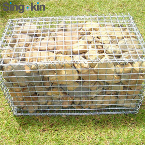 welded gabion wire mesh gabions 1x1x2 / gabion wall malaysia