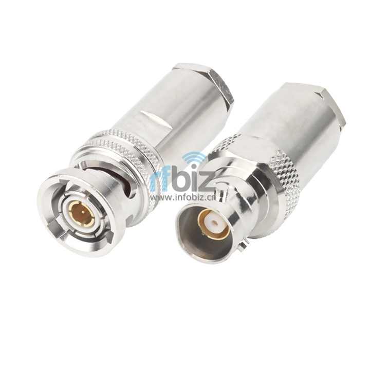 TRB-J/K Male/female Triaxial BNC Connectors for TRC-50-3 Cable
