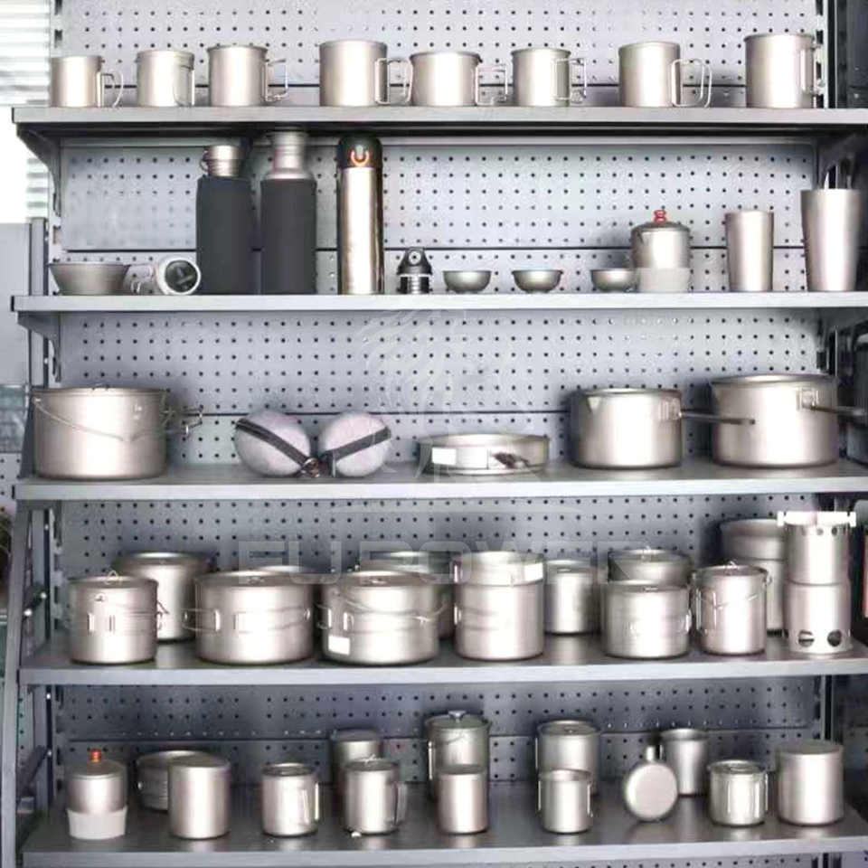 Full Titanium Cooking Ware Picnic Off-road Convenient Car-portable ...