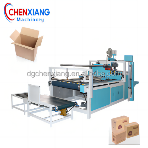 Folding Glue Machine Semi Automatic Carton Box Fold Glue Machine ...
