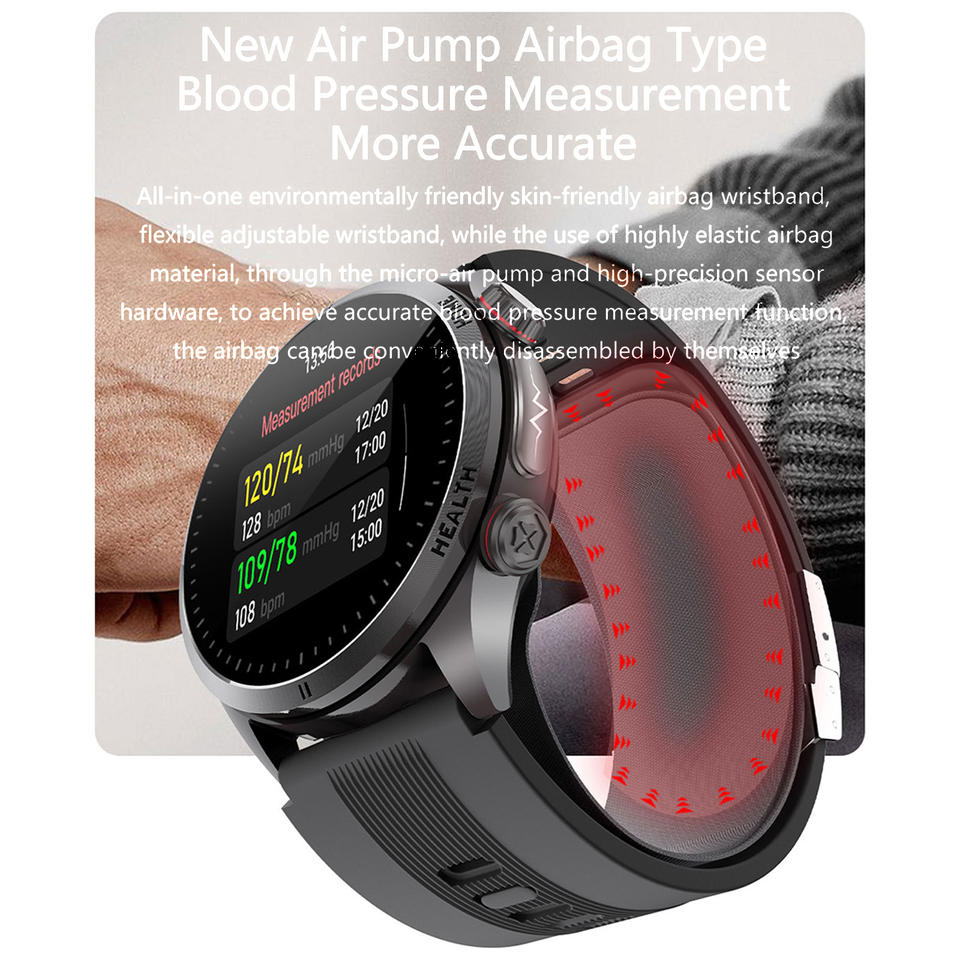 S26 Amoled ECG PPG Smart Watch with Air Pump Air Bag True Real Blood ...
