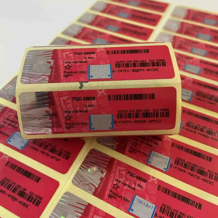 For Win 11 Pro OEM Key License Sticker Global Online Activation ...