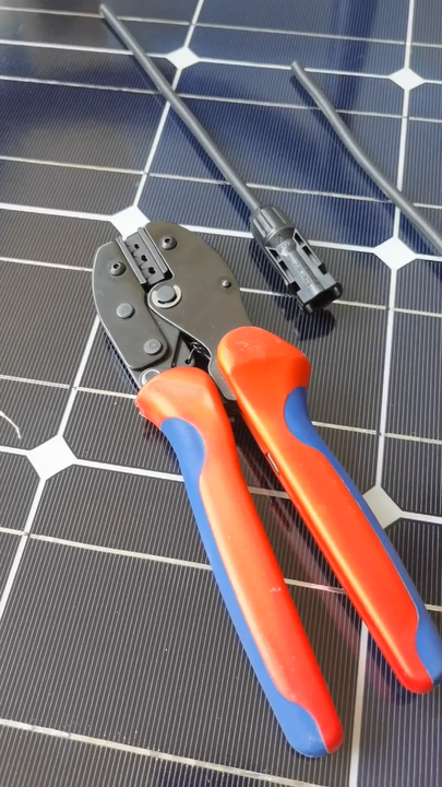 Portable PV Connector Crimping Tool Kits Bag Solar Crimping Cutting ...