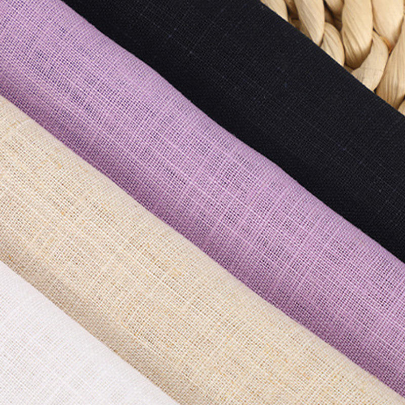55% Linen 45% for 140g Lightweight Woven Slub Dyed Plain Eco-Friendly ...