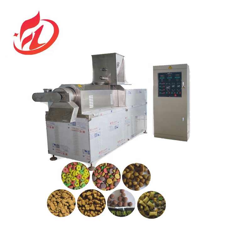 Aquatic Food Pellet Feed Production Line Poultry Dog Cat Food Pellet ...