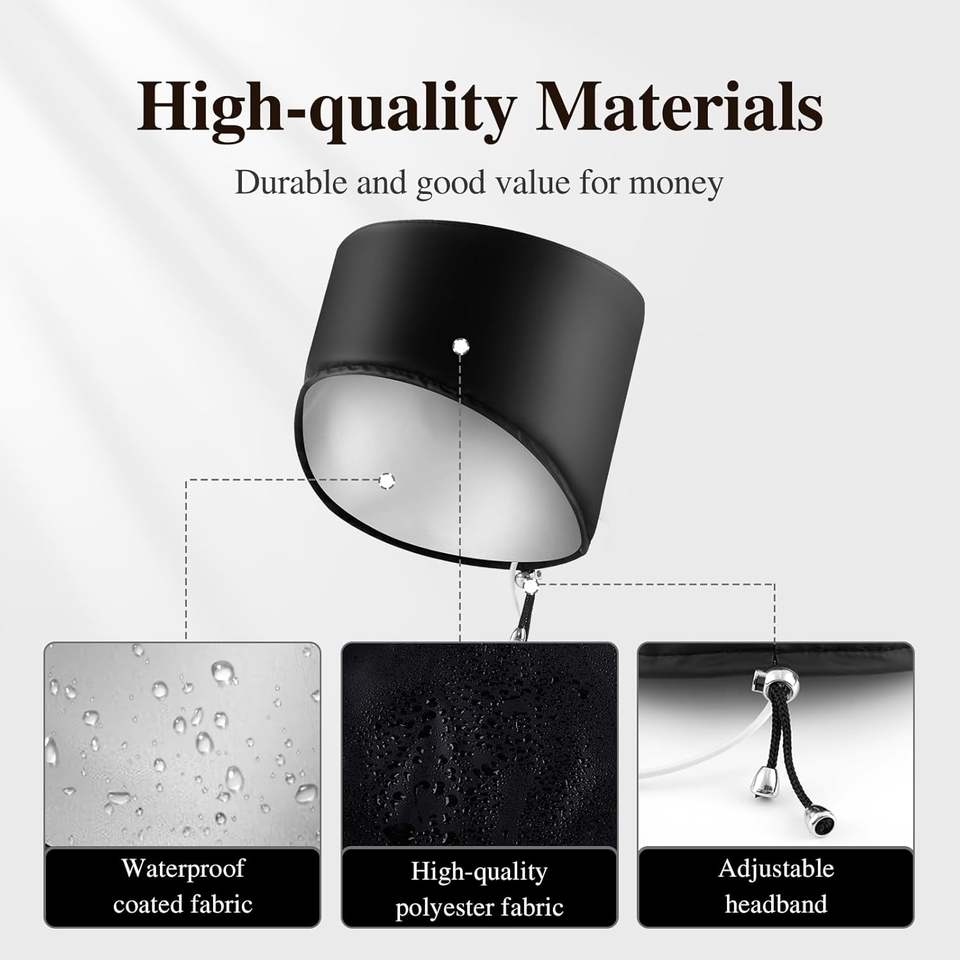 2 Temperature Control Electric Hair Heat Cap Deep Conditioning Thermal ...