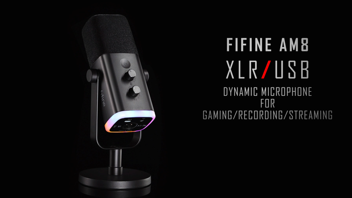 Fifine AM8 Gaming Mic - Premium Wired Microphone