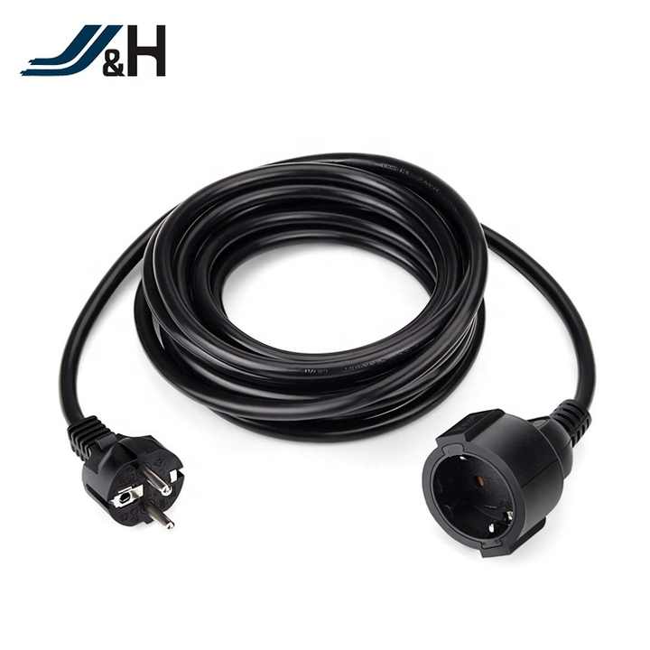 European Standard Flexible H05VV-F 3g0.75mm2 220V Outdoor Extension ...