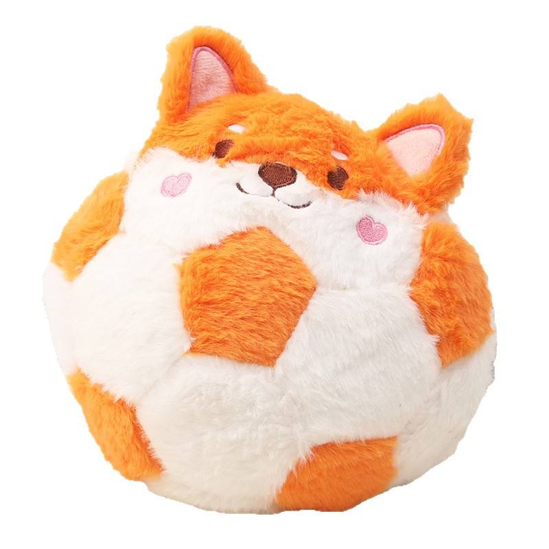 Cartoon Animal Football Shaped Plush Toy Pillow Polyester PP Cotton ...