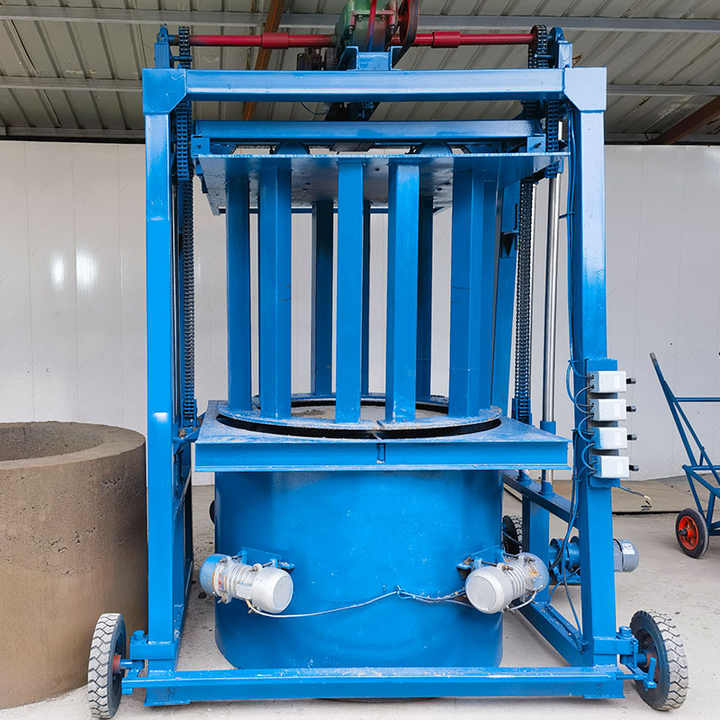 Semi-automatic Concrete Pipe Manhole Molding Machine