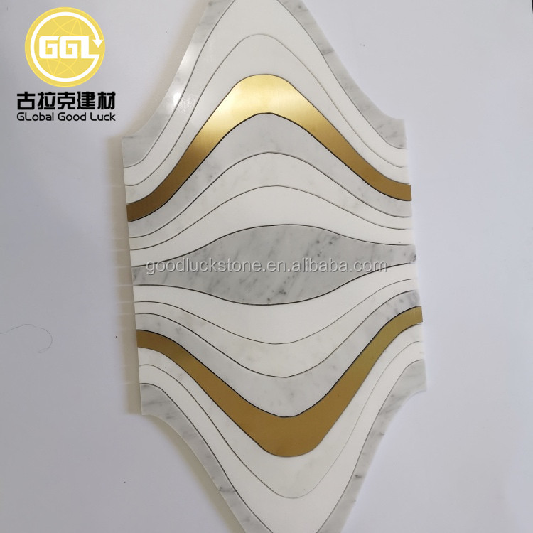 Big Lantern Mosaic Tiles - Elegant Wall & Floor Decor