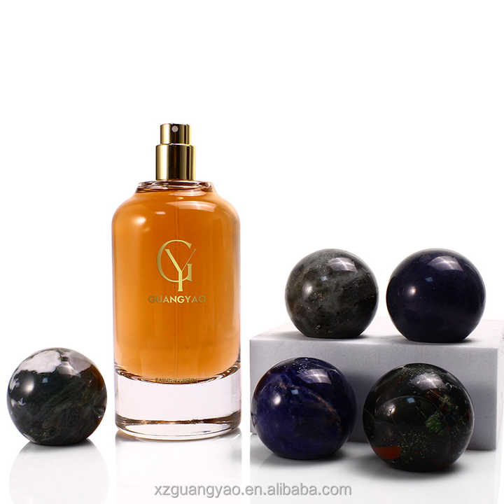 Luxury Custom Color Label 100ml Clear Glass Perfume Bottle with Hot ...
