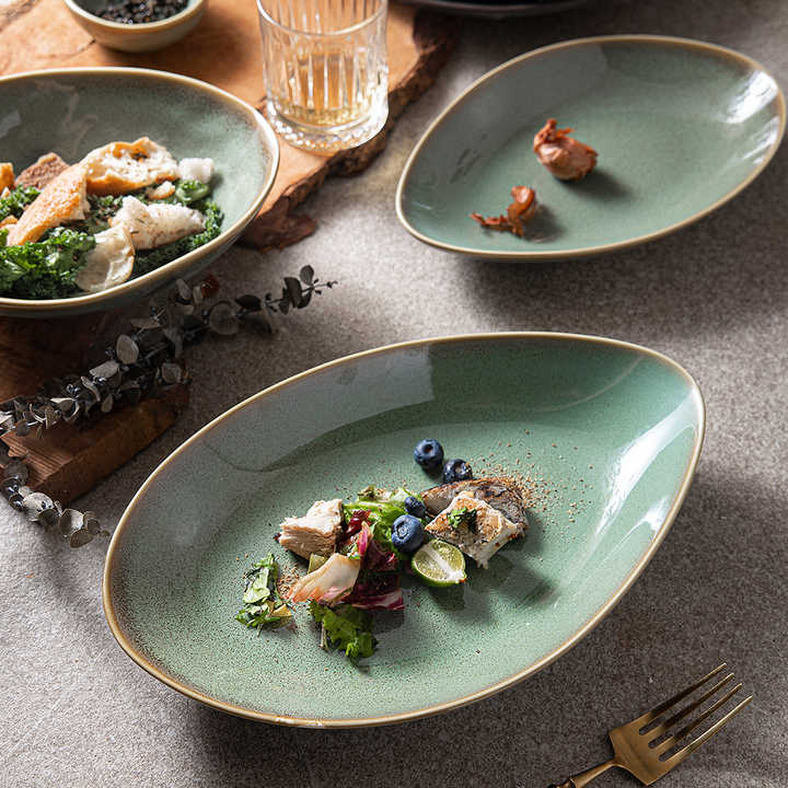 Reactive Dinner Tableware - Unique Ceramic Sets for Restaurants