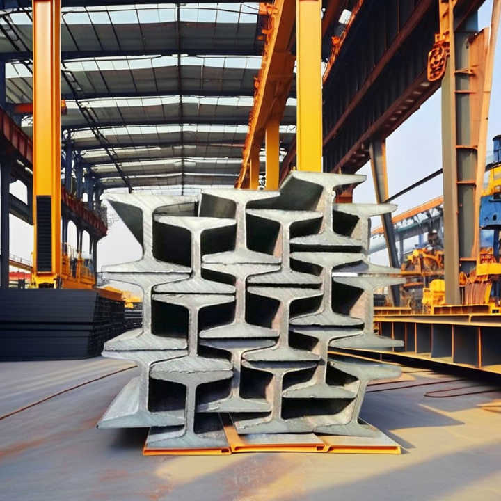 I-beam Q195 Q235 Q345b Load-bearing Bridge Steel Structure H Beam for Building Steel ...