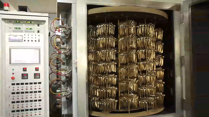 PVD Coating Machine for Tableware, Jewelry, and Stainless Steel - PLC ...