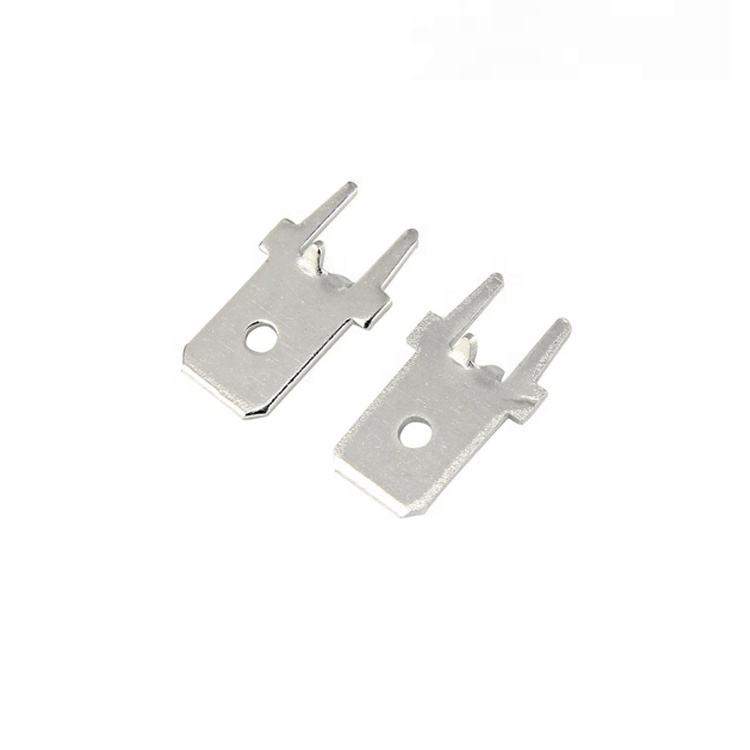 Custom 10A Metal Electrical PCB Tab Terminal Steel Stamped Part with ...