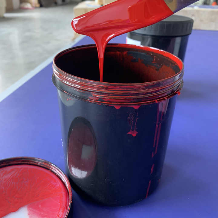 CMYK MSDS ECO LED UV Screen Printing Inks for Glass Metal