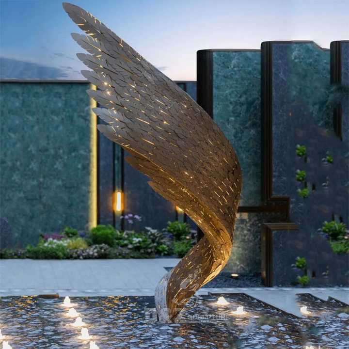 Stainless Steel Angel wings Statue Sculpture for Sale| Alibaba.com