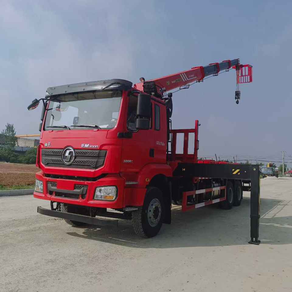 Shacman Truck Mounted Crane 16 Ton Hydraulic Telescopic Arm Fully ...