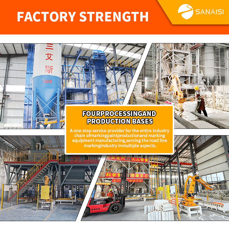 Hot Melt Reflective Road Paint White Thermoplastic Road Line Marking ...