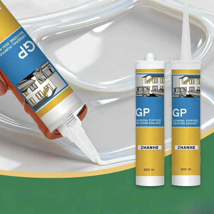 Free Samples General Silicone Sealant GP Good RTV Suitable for Outdoor Use in Glass Curtain Wall ...