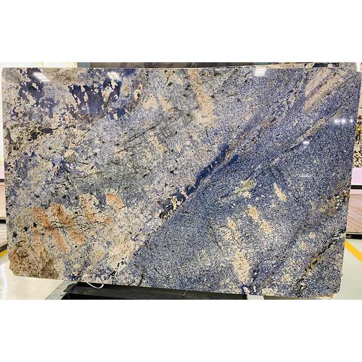 Luxury Blue Granite Slabs - Azul Bahia Countertop Price