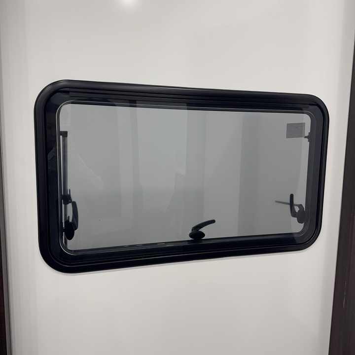 RV Exterior Accessories Rounded Corner Window with Honeycomb Curtain ...