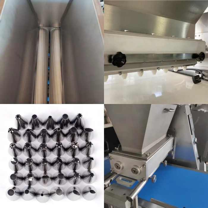 Automatic Multifunctional Nozzle Cookies Depositor Machine