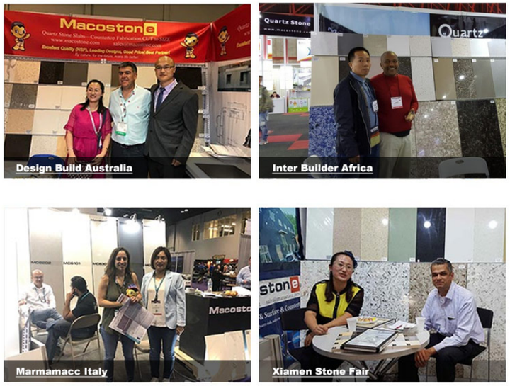 Macostone 3200x1600 Calacatta White Gold Polished Surface Bookmarked Artificial Quartz Stone ...