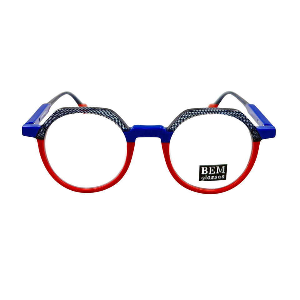 BEM Matte Multi-Color Acetate Lightweight Comfortable Full-Rim Unisex ...